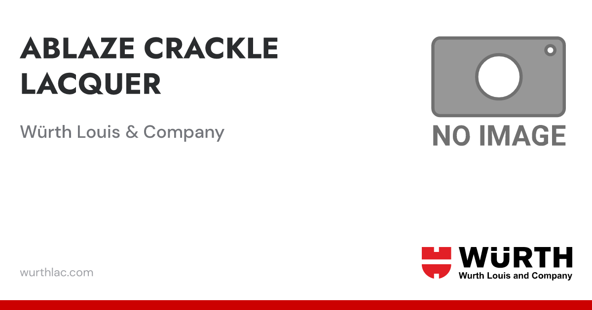 ABLAZE CRACKLE LACQUER | Würth Louis & Company