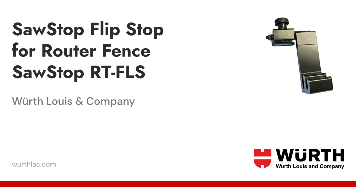 SawStop Flip Stop for Router Fence SawStop RT-FLS | Würth Louis & Company