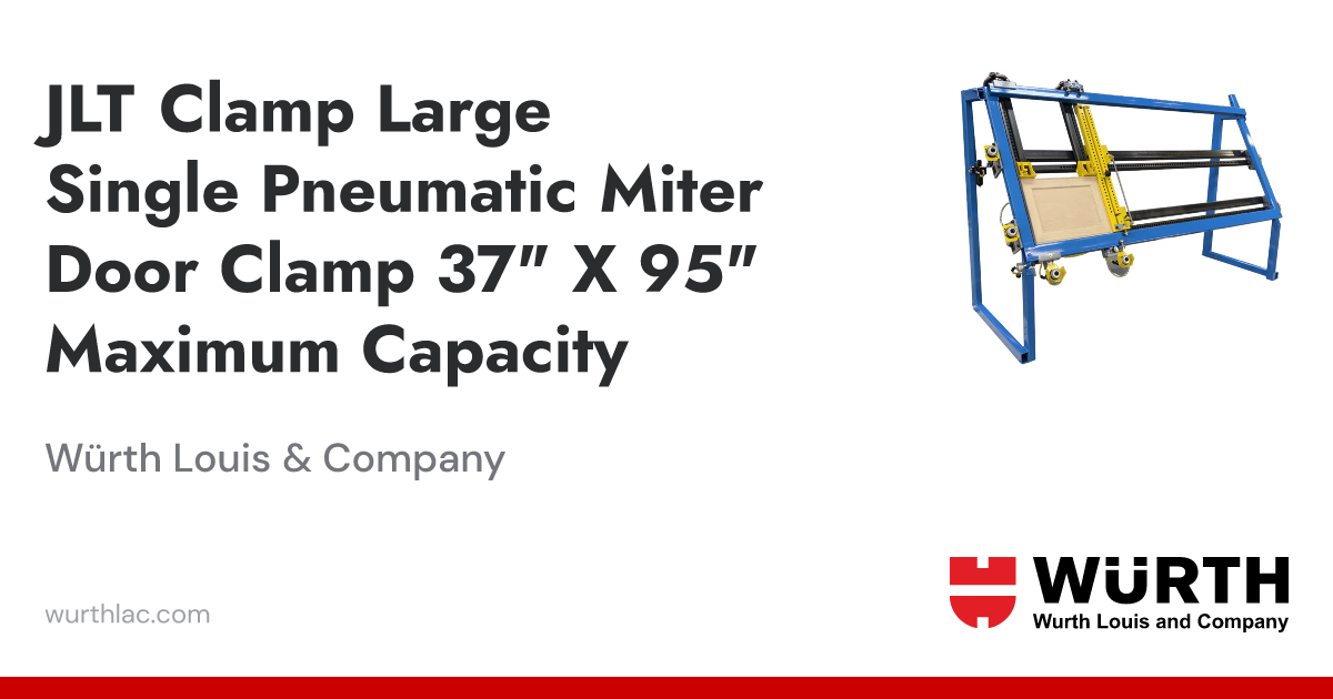 JLT Clamp Large Single Pneumatic Miter Door Clamp 37" X 95" Maximum ...