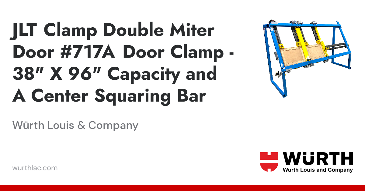JLT Clamp Double Miter Door #717A Door Clamp - 38" X 96" Capacity and A ...