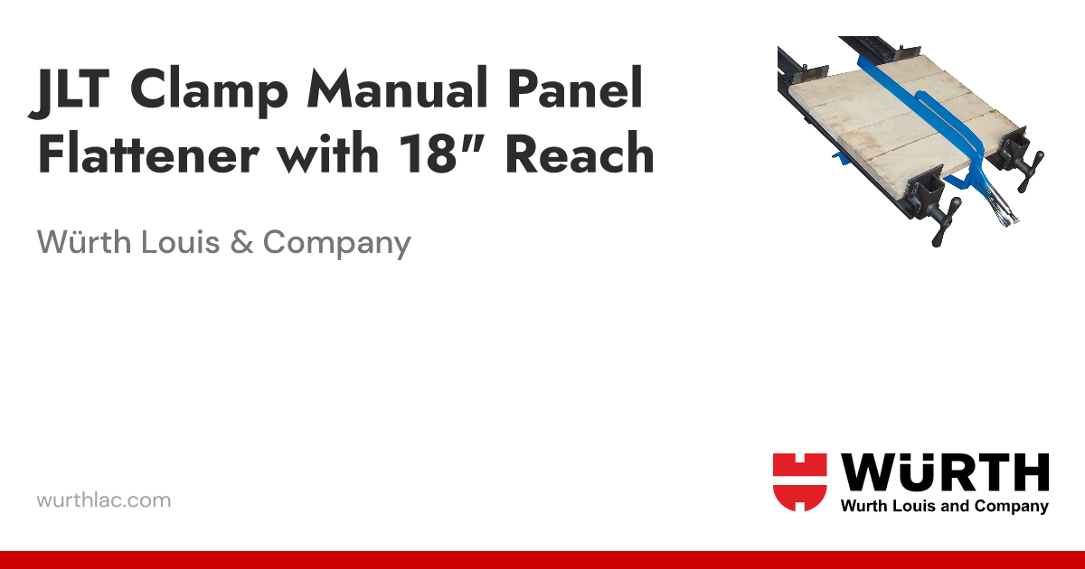 JLT Clamp Manual Panel Flattener with 18" Reach | Würth Louis & Company