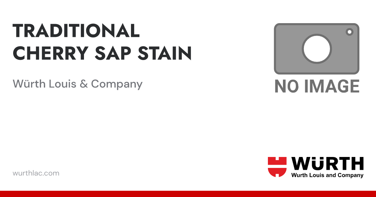 TRADITIONAL CHERRY SAP STAIN | Würth Louis & Company