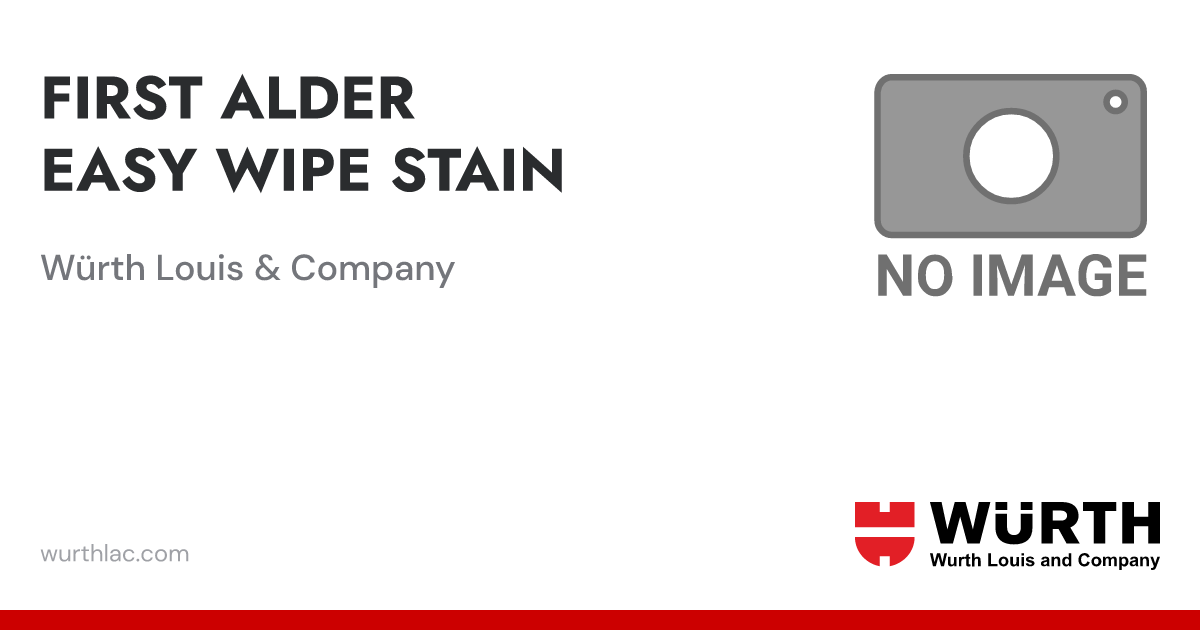 FIRST ALDER EASY WIPE STAIN | Würth Louis & Company