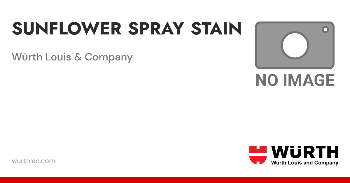 SUNFLOWER SPRAY STAIN | Würth Louis & Company