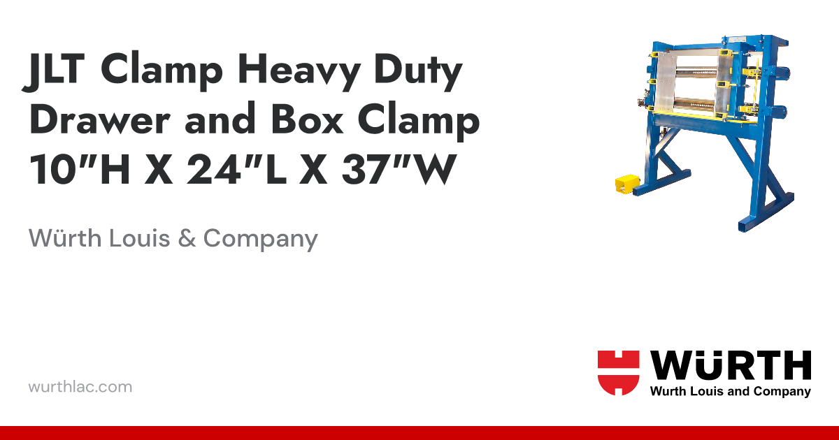 JLT Clamp Heavy Duty Drawer and Box Clamp 10"H X 24"L X 37"W | Würth ...