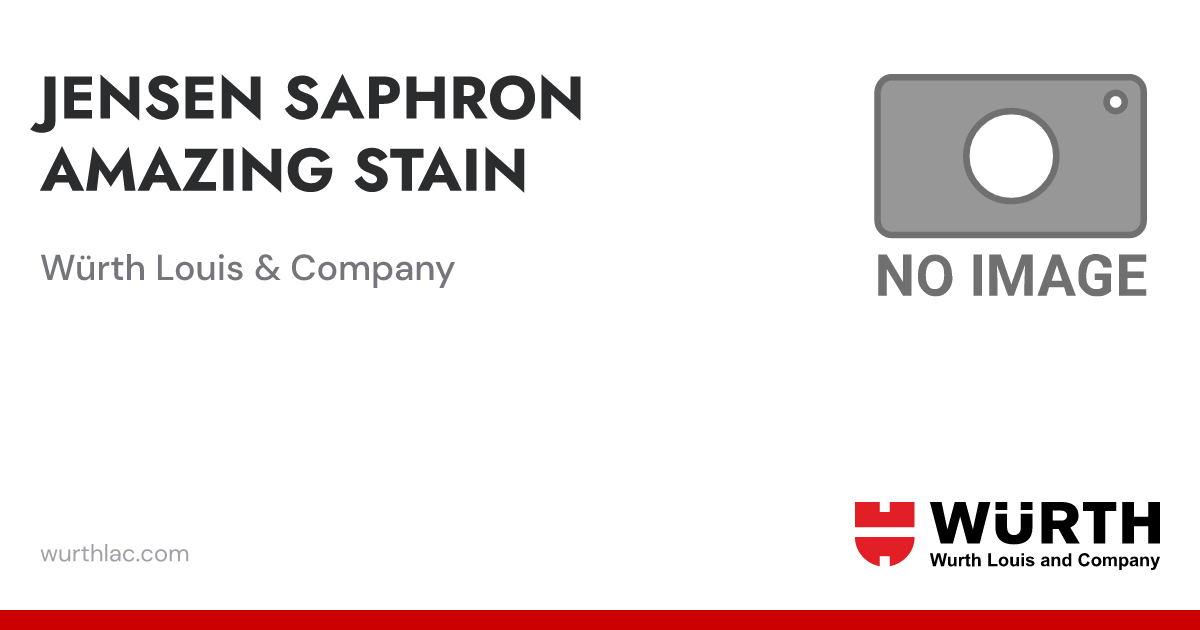 JENSEN SAPHRON AMAZING STAIN | Würth Louis & Company