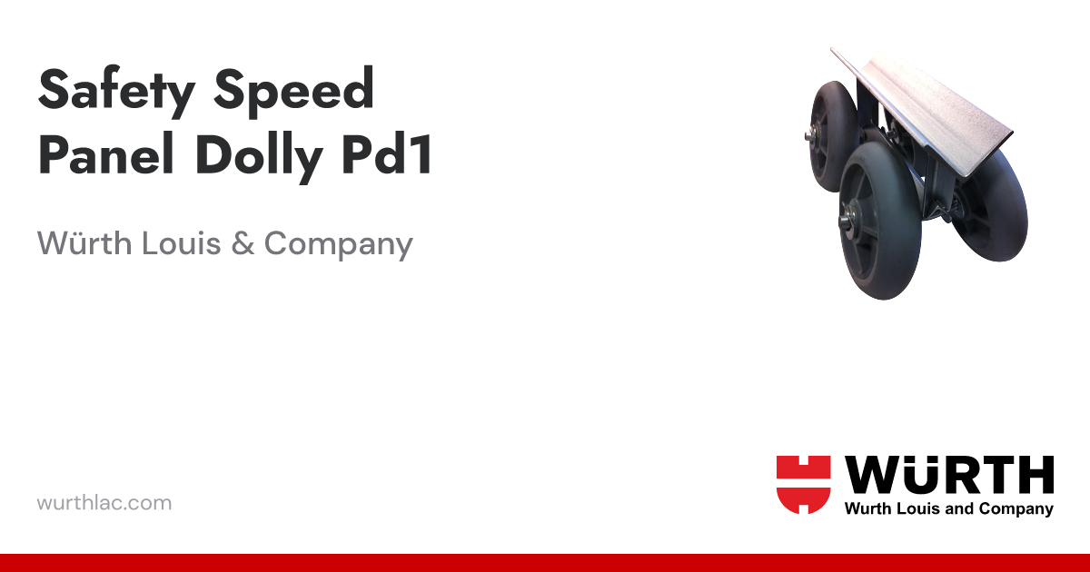 Safety Speed Panel Dolly Pd1 | Würth Louis & Company