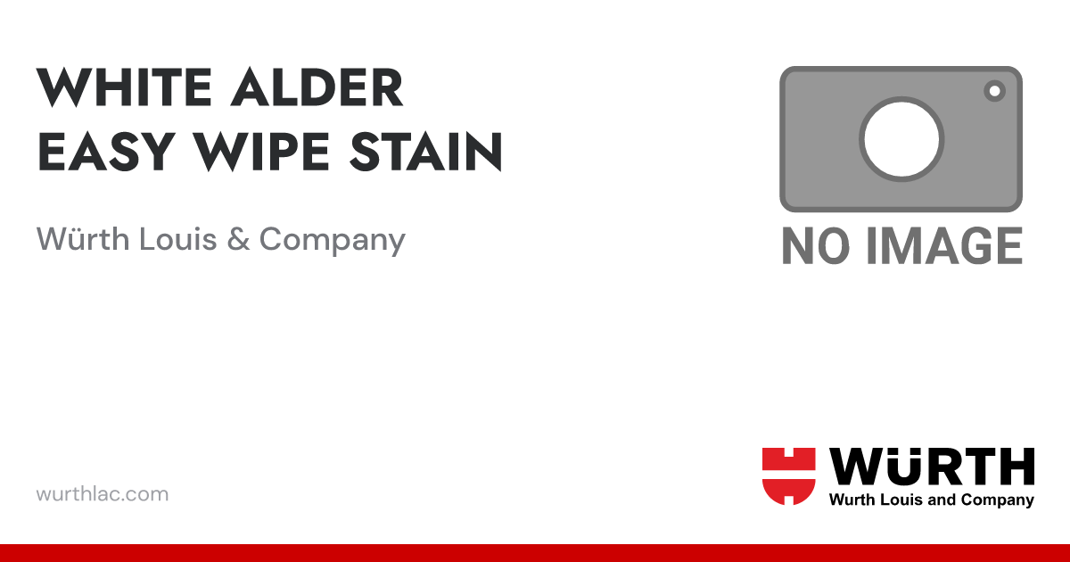 WHITE ALDER EASY WIPE STAIN | Würth Louis & Company