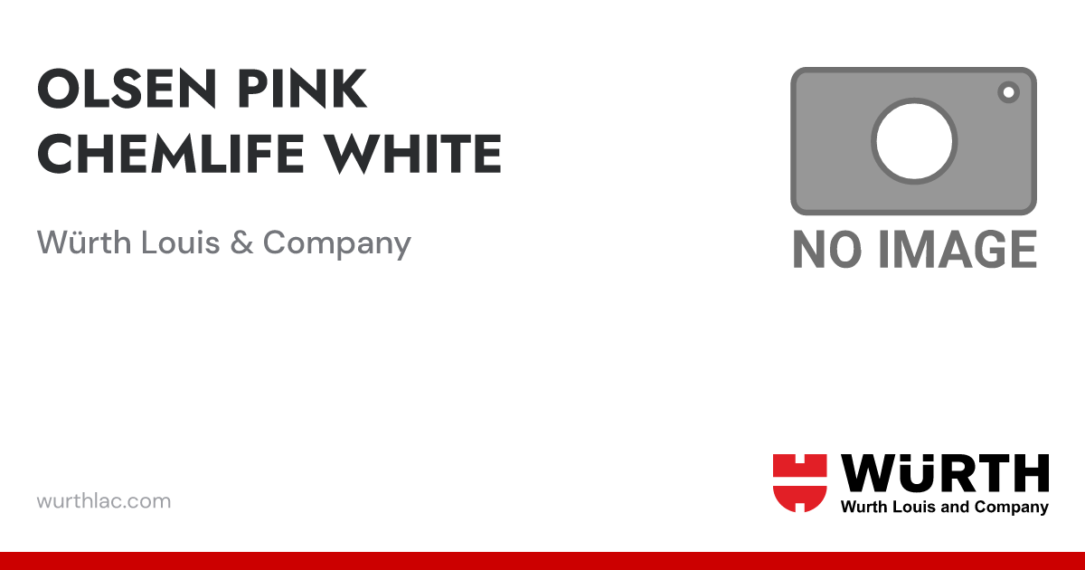 OLSEN PINK CHEMLIFE WHITE | Würth Louis & Company