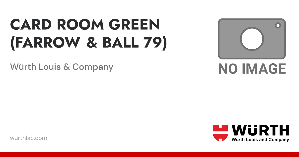 CARD ROOM GREEN (FARROW & BALL 79) | Würth Louis & Company