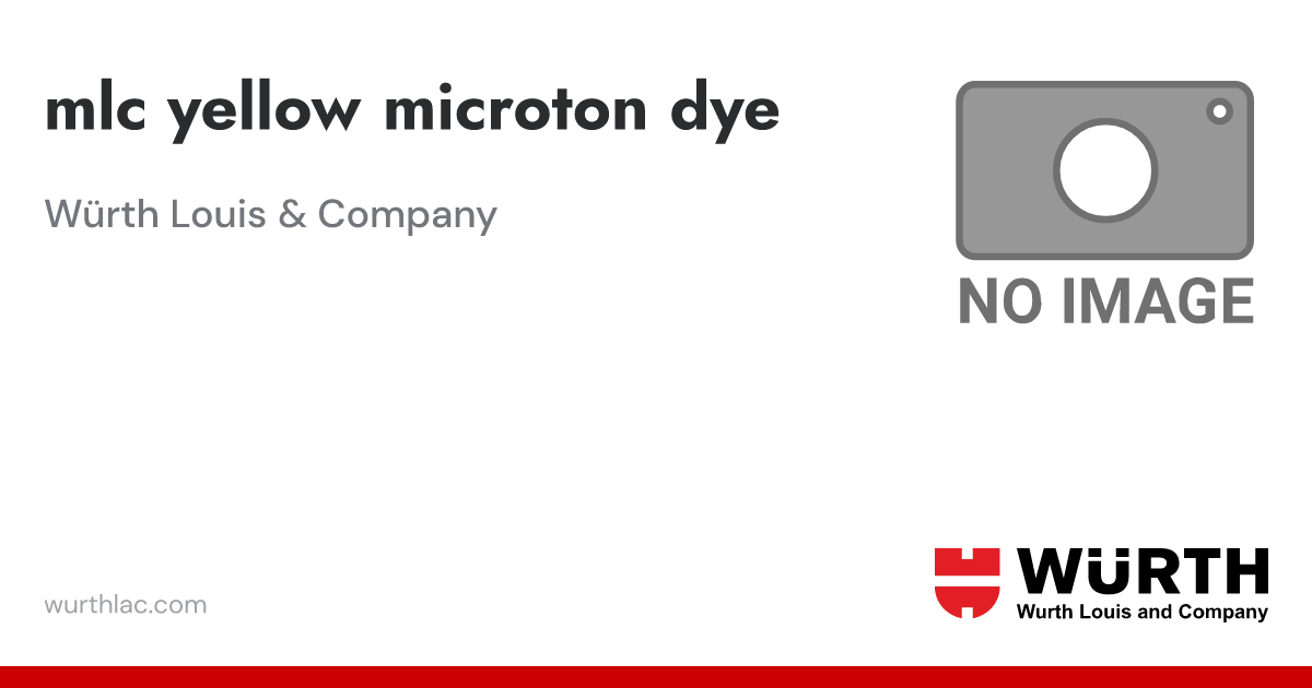 mlc yellow microton dye | Wurth Louis and Company