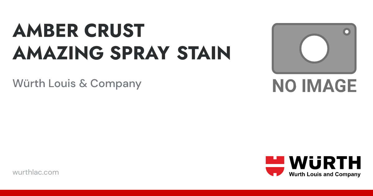 AMBER CRUST AMAZING SPRAY STAIN | Würth Louis & Company