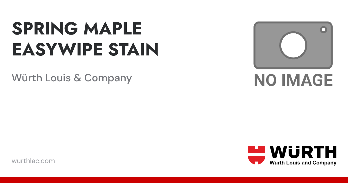 SPRING MAPLE EASYWIPE STAIN | Würth Louis & Company
