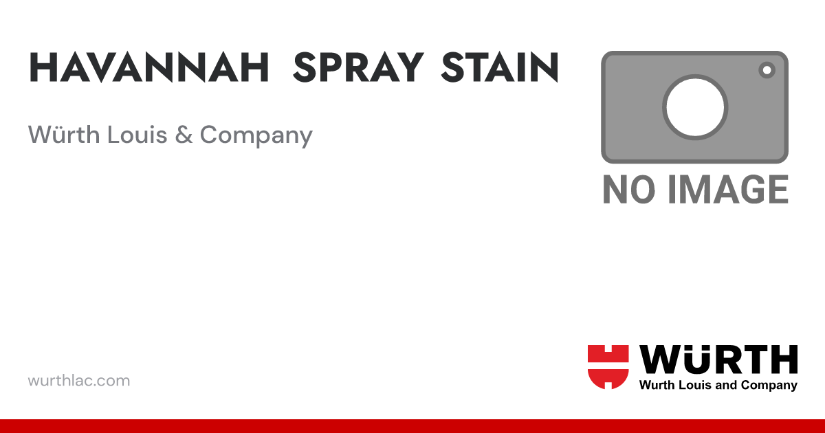 HAVANNAH SPRAY STAIN | Würth Louis & Company