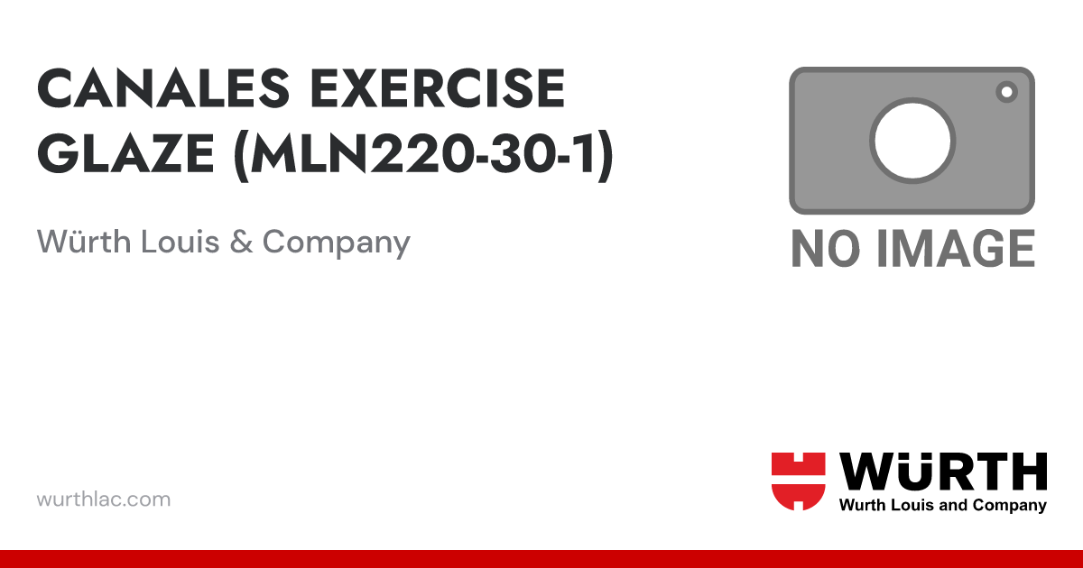 CANALES EXERCISE GLAZE (MLN220-30-1) | Würth Louis & Company
