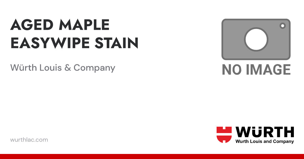 AGED MAPLE EASYWIPE STAIN | Würth Louis & Company