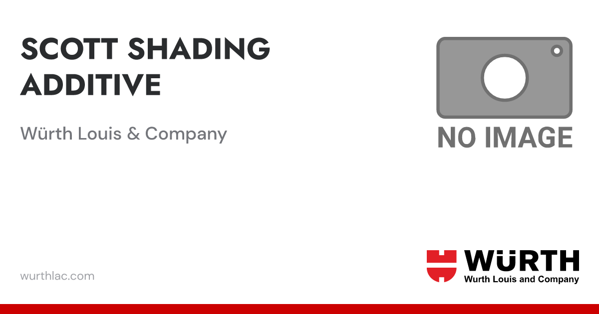 SCOTT SHADING ADDITIVE | Wurth Louis and Company