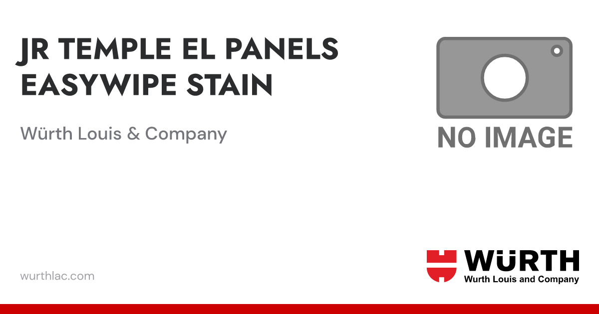 JR TEMPLE EL PANELS EASYWIPE STAIN | Würth Louis & Company