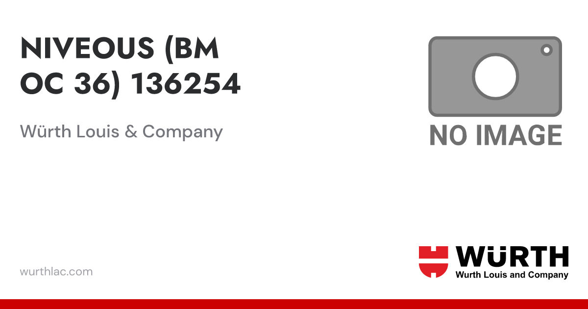 NIVEOUS (BM OC 36) 136254 | Würth Louis & Company