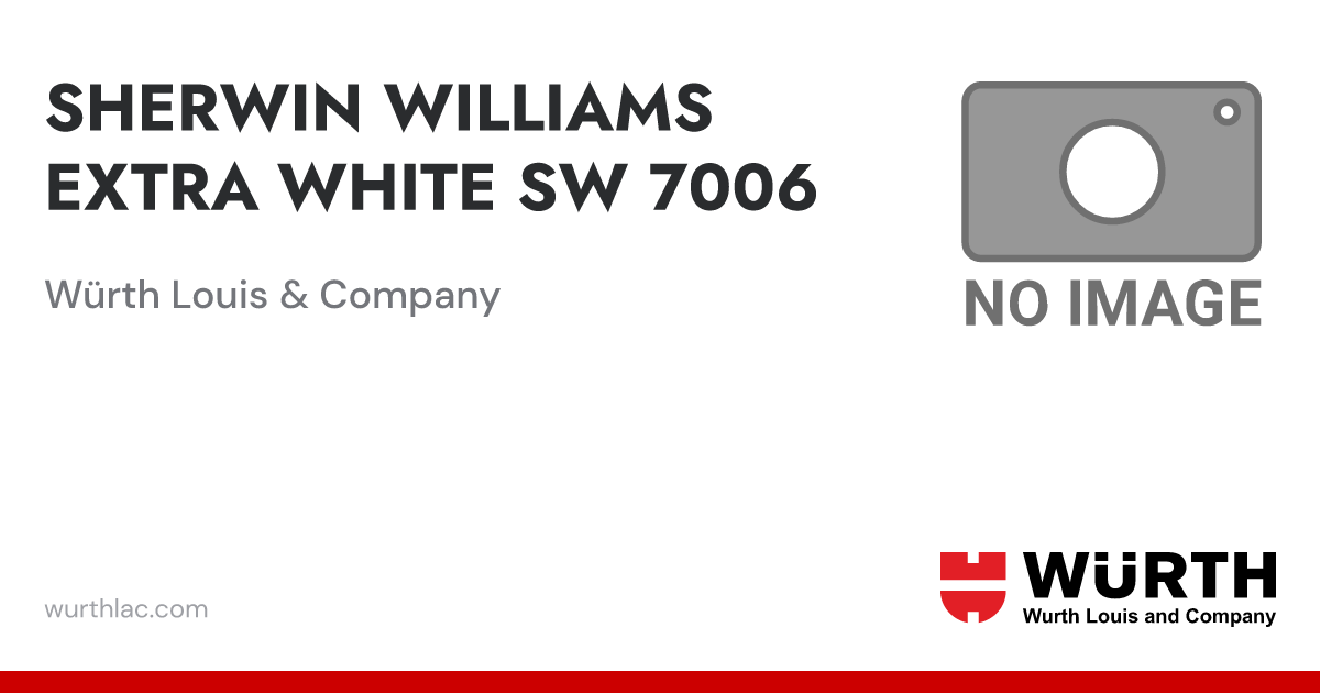 SHERWIN WILLIAMS EXTRA WHITE SW 7006 | Würth Louis & Company