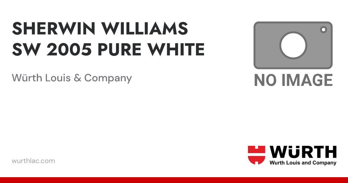 SHERWIN WILLIAMS SW 2005 PURE WHITE | Würth Louis & Company
