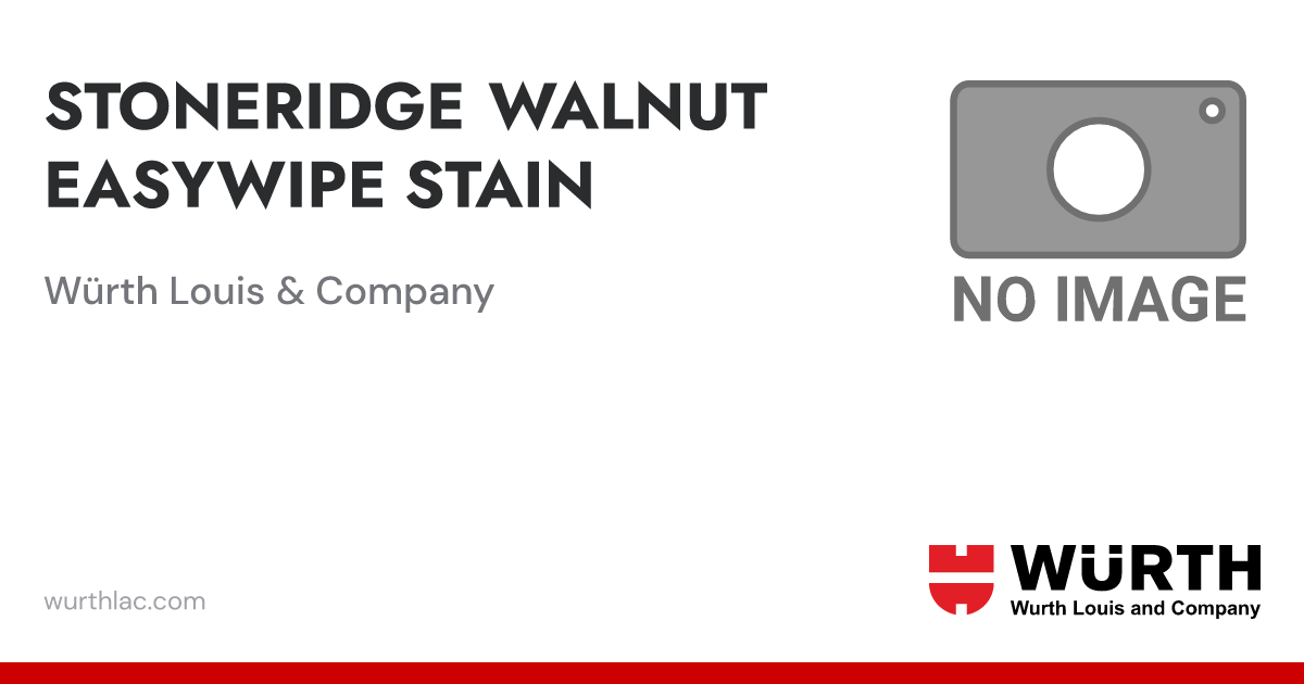 STONERIDGE WALNUT EASYWIPE STAIN | Wurth Louis and Company