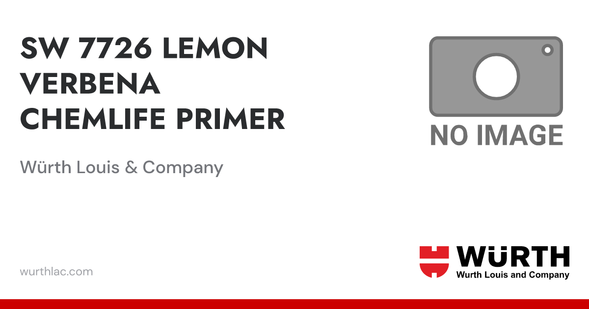 SW 7726 LEMON VERBENA CHEMLIFE PRIMER | Würth Louis & Company