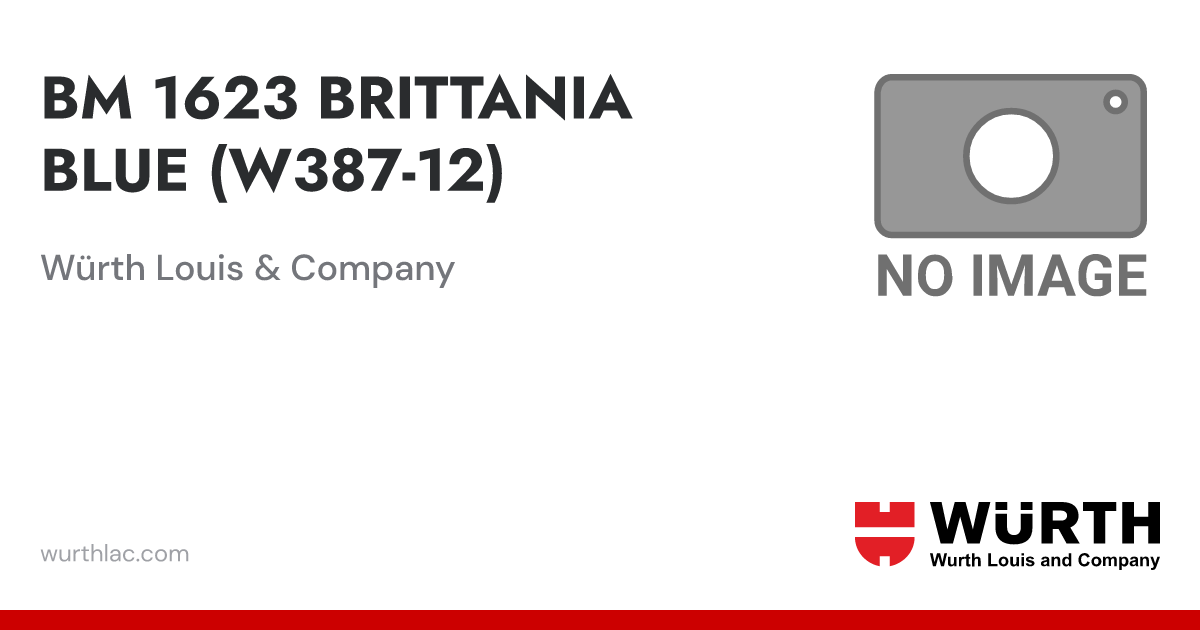 BM 1623 BRITTANIA BLUE (W387-12) | Würth Louis & Company