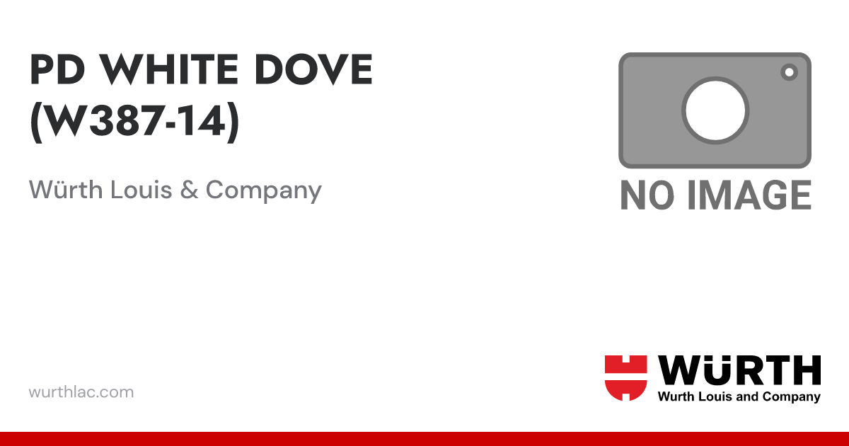 PD WHITE DOVE (W387-14) | Würth Louis & Company