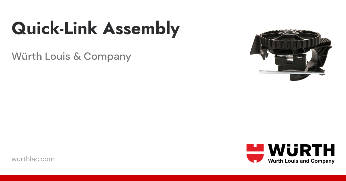 Quick-Link Assembly | Würth Louis & Company