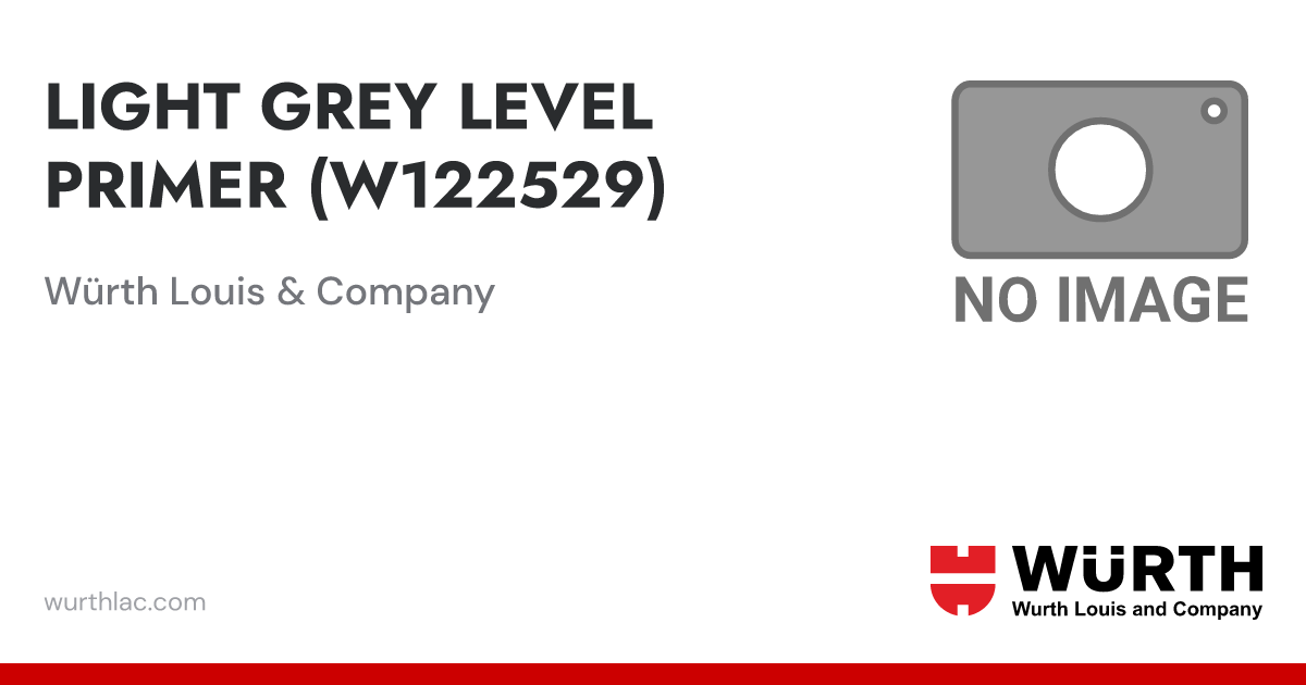 LIGHT GREY LEVEL PRIMER (W122529) | Würth Louis & Company