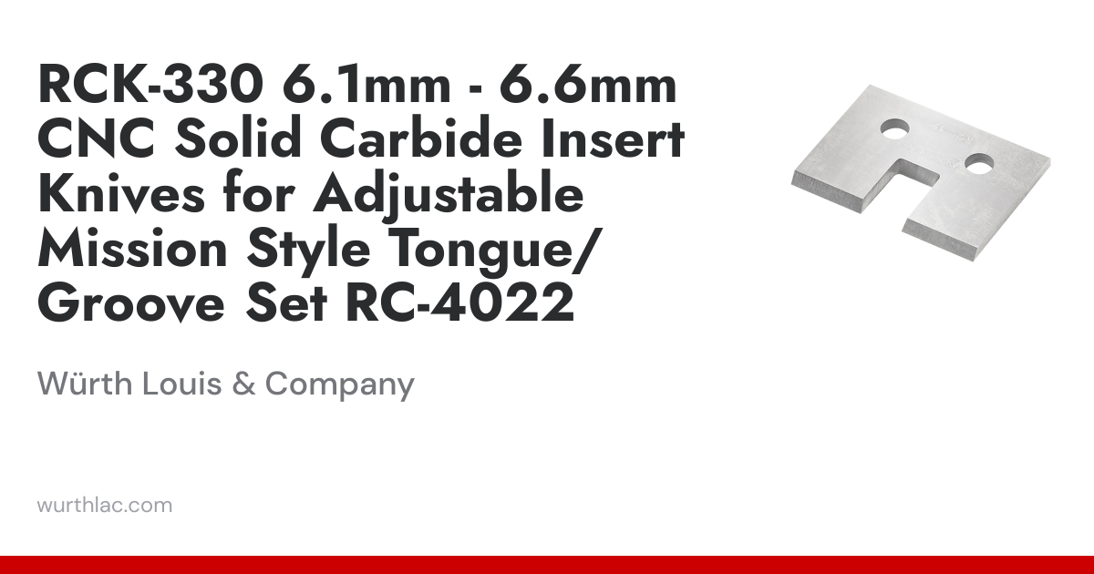 RCK-330 6.1mm - 6.6mm CNC Solid Carbide Insert Knives for Adjustable ...