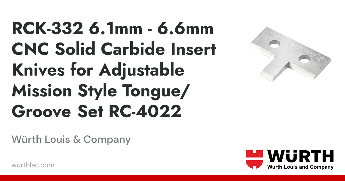 RCK-332 6.1mm - 6.6mm CNC Solid Carbide Insert Knives for Adjustable ...