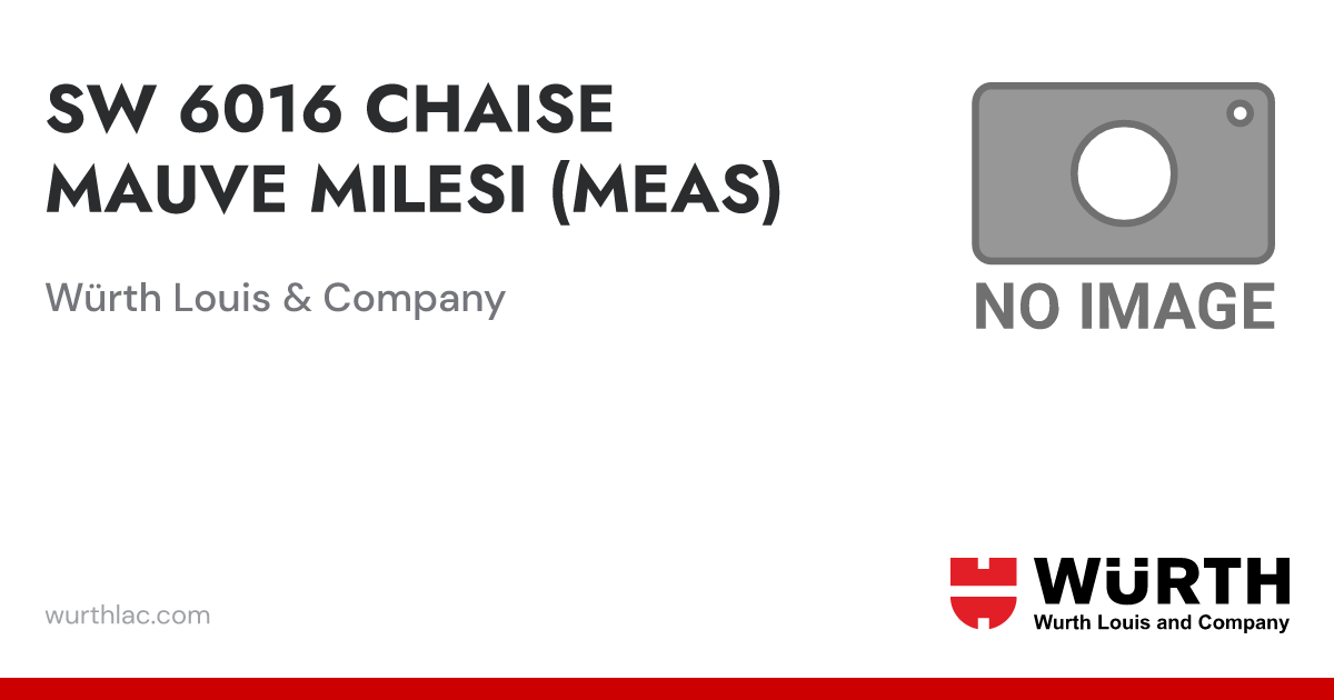 SW 6016 CHAISE MAUVE MILESI (MEAS) | Würth Louis & Company