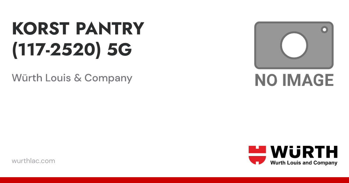 KORST PANTRY (117-2520) 5G | Würth Louis & Company