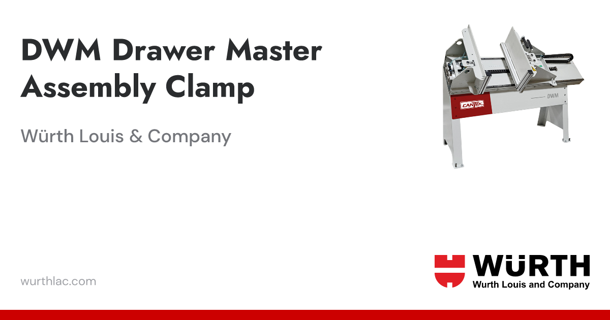 DWM Drawer Master Assembly Clamp | Würth Louis & Company