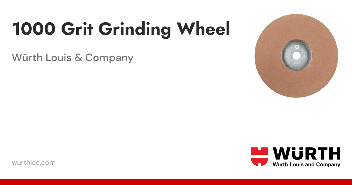 1000 Grit Grinding Wheel | Würth Louis & Company
