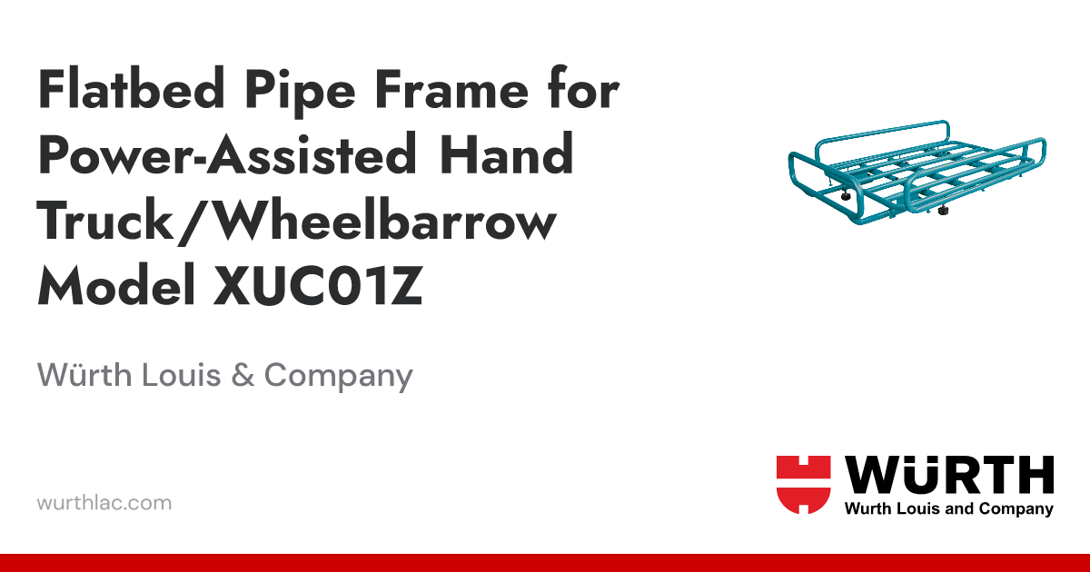Flatbed Pipe Frame for Power-Assisted Hand Truck/Wheelbarrow Model ...