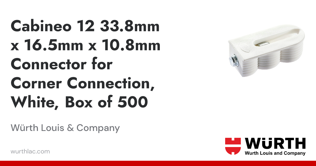Cabineo 12 33.8mm x 16.5mm x 10.8mm Connector for Corner Connection ...