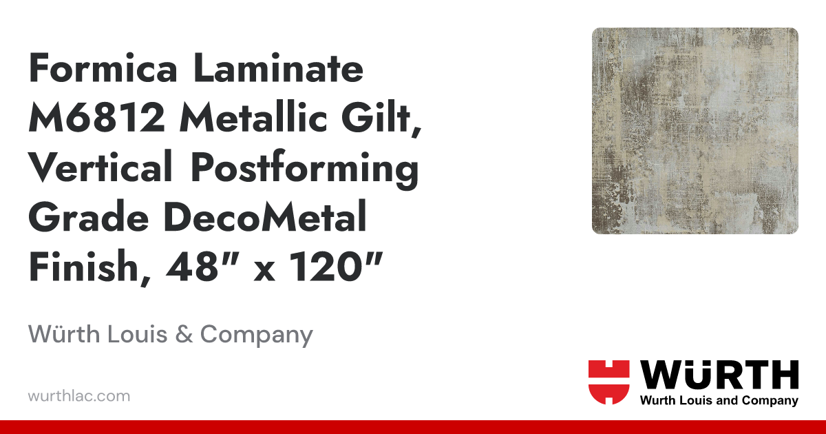 Formica Laminate M6812 Metallic Gilt, Vertical Postforming Grade ...