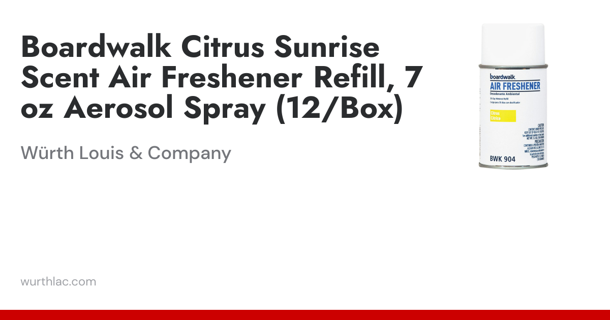 Boardwalk Citrus Sunrise Scent Air Freshener Refill, 7 oz Aerosol Spray ...