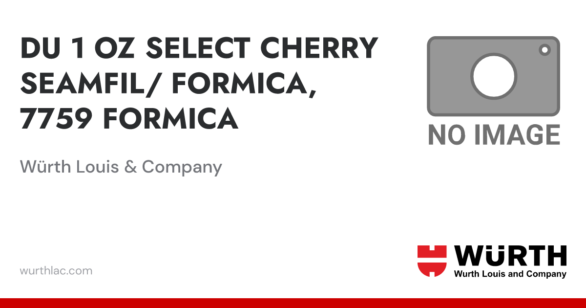 DU 1 OZ SELECT CHERRY SEAMFIL/ FORMICA, 7759 FORMICA | Würth Louis ...