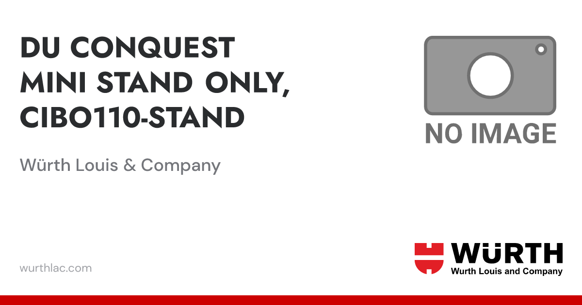 DU CONQUEST MINI STAND ONLY, CIBO110-STAND | Wurth Louis and Company