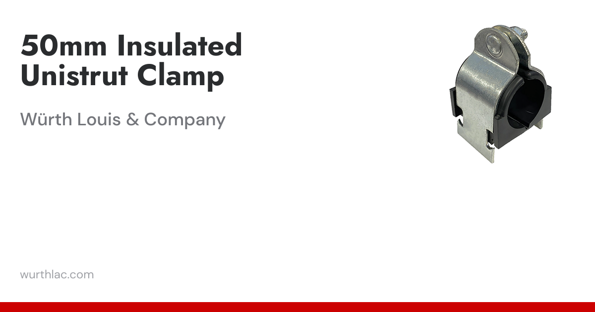 50mm Insulated Unistrut Clamp | Würth Louis & Company