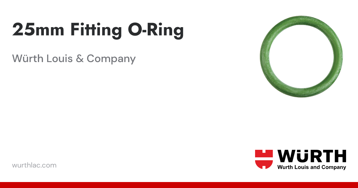 25mm Fitting O-Ring | Würth Louis & Company
