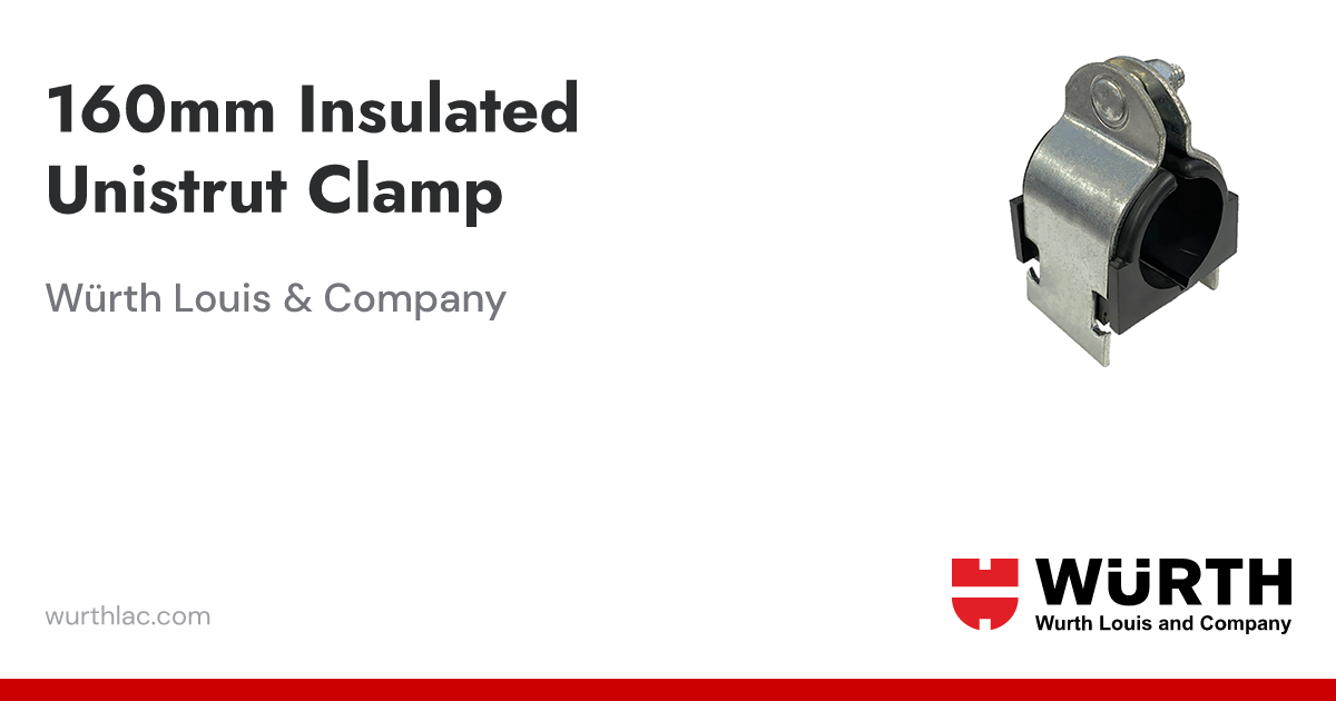 160mm Insulated Unistrut Clamp | Würth Louis & Company