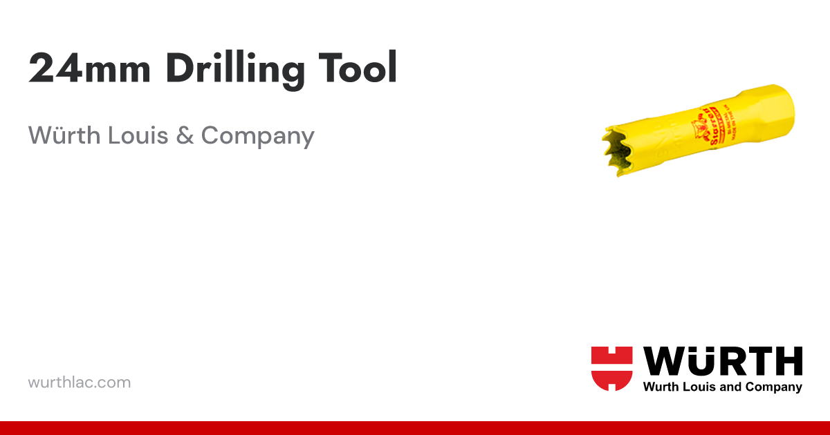24mm Drilling Tool | Würth Louis & Company