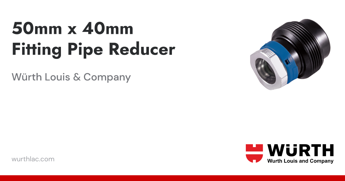 50mm x 40mm Fitting Pipe Reducer | Würth Louis & Company