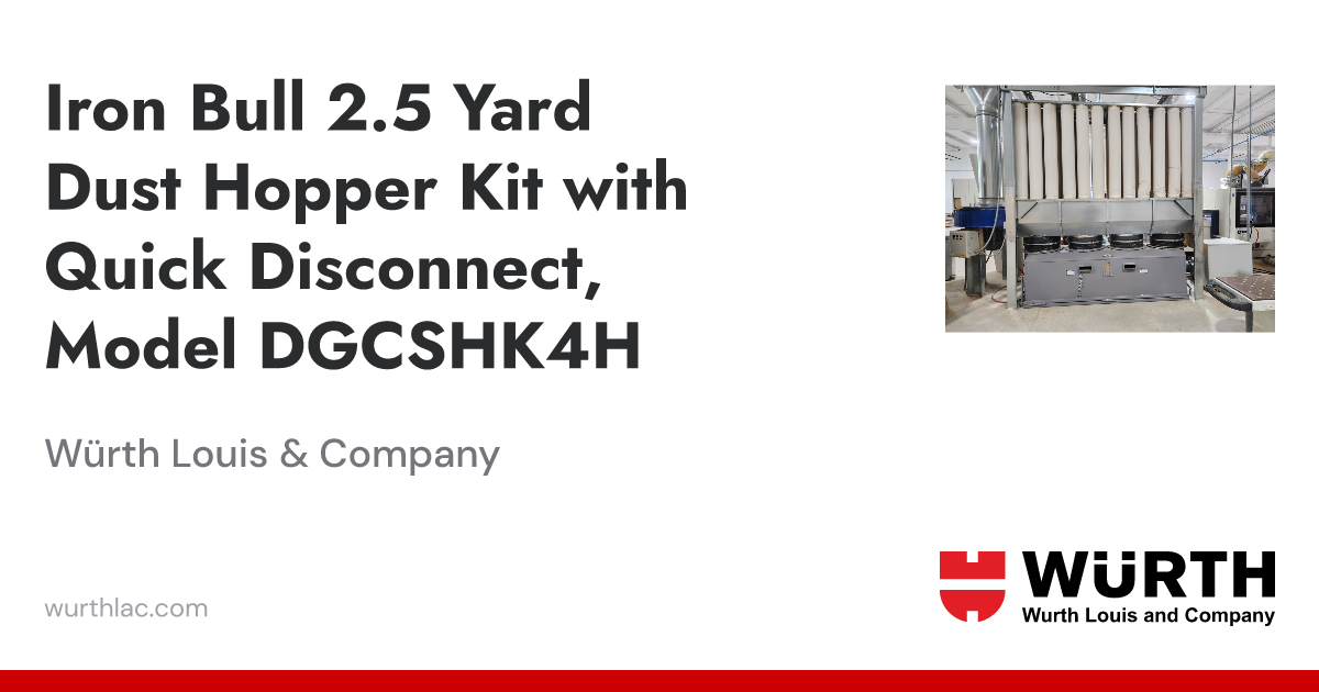 Iron Bull 2.5 Yard Dust Hopper Kit with Quick Disconnect, Model ...