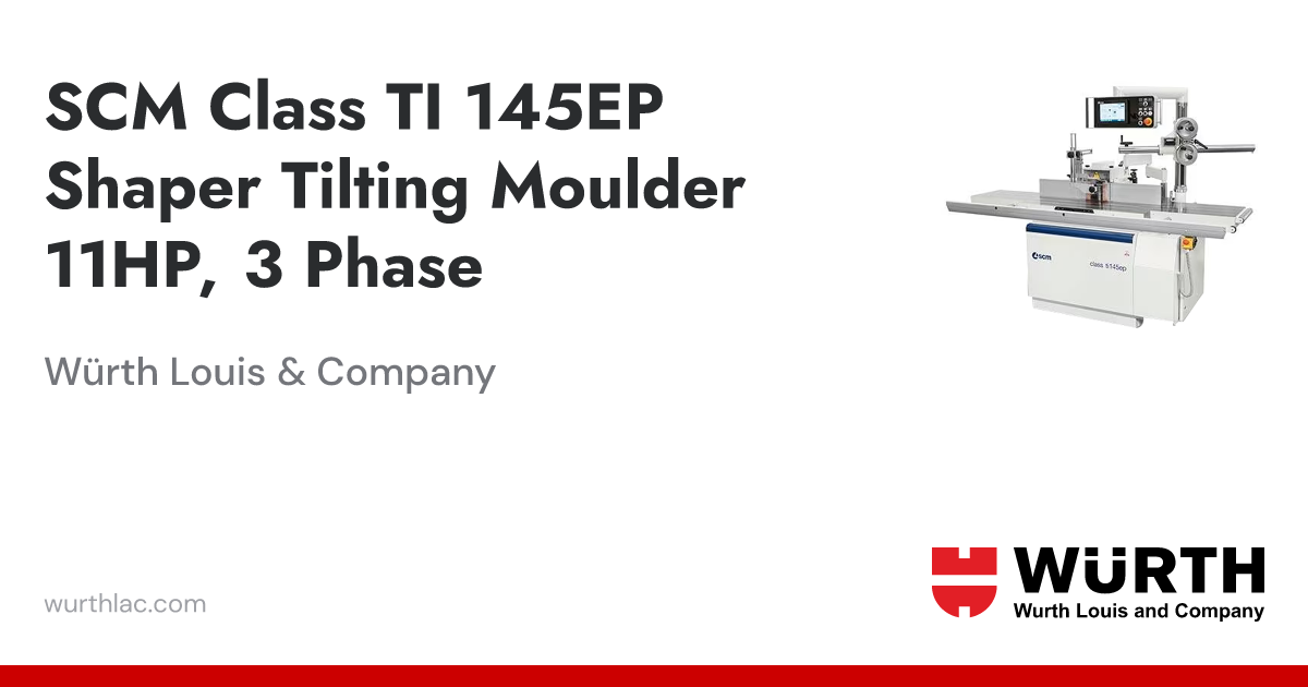 SCM Class TI 145EP Shaper Tilting Moulder 11HP, 3 Phase | Würth Louis ...